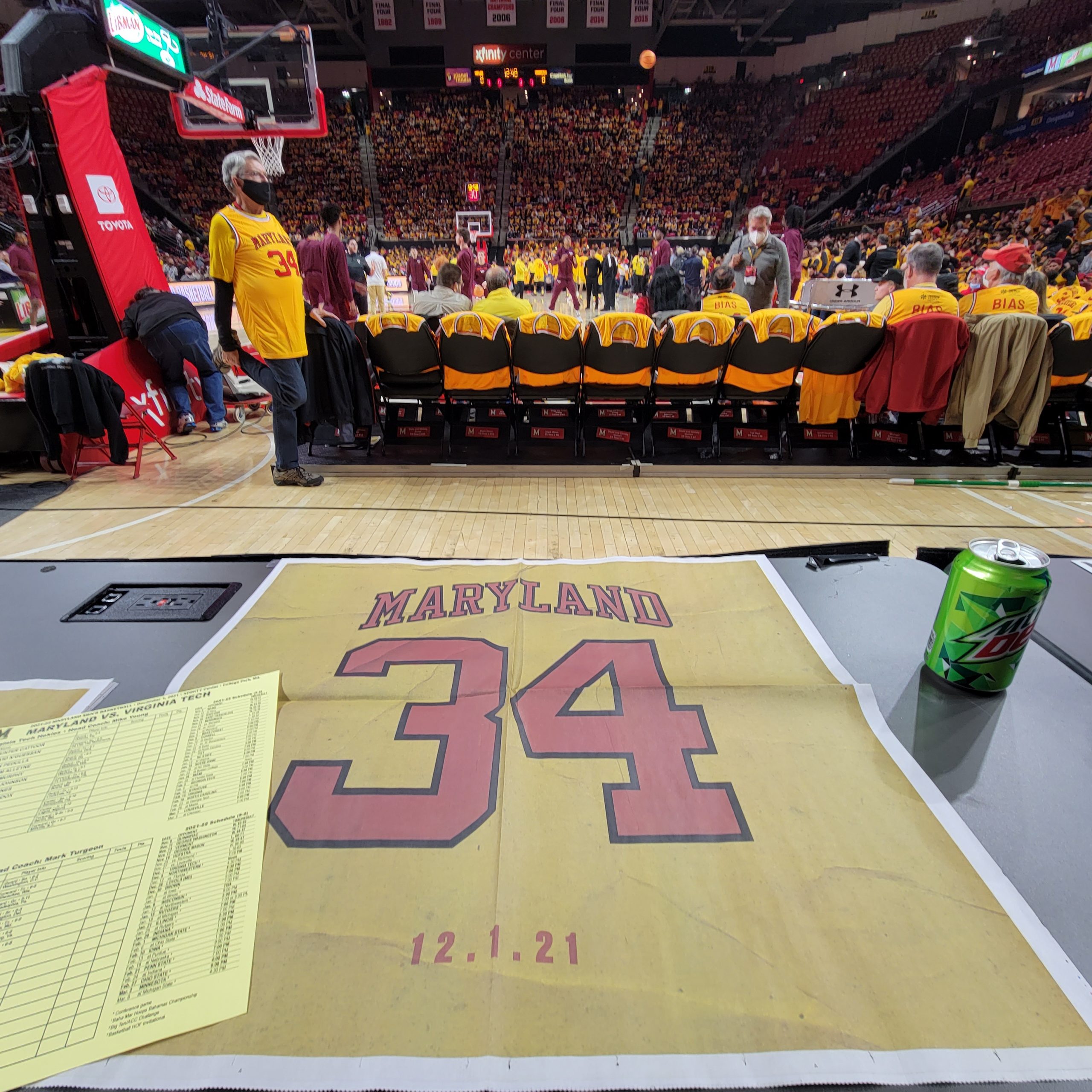 Maryland Faces Virginia Tech in ACC/Big Ten Challenge on Len Bias Night ...